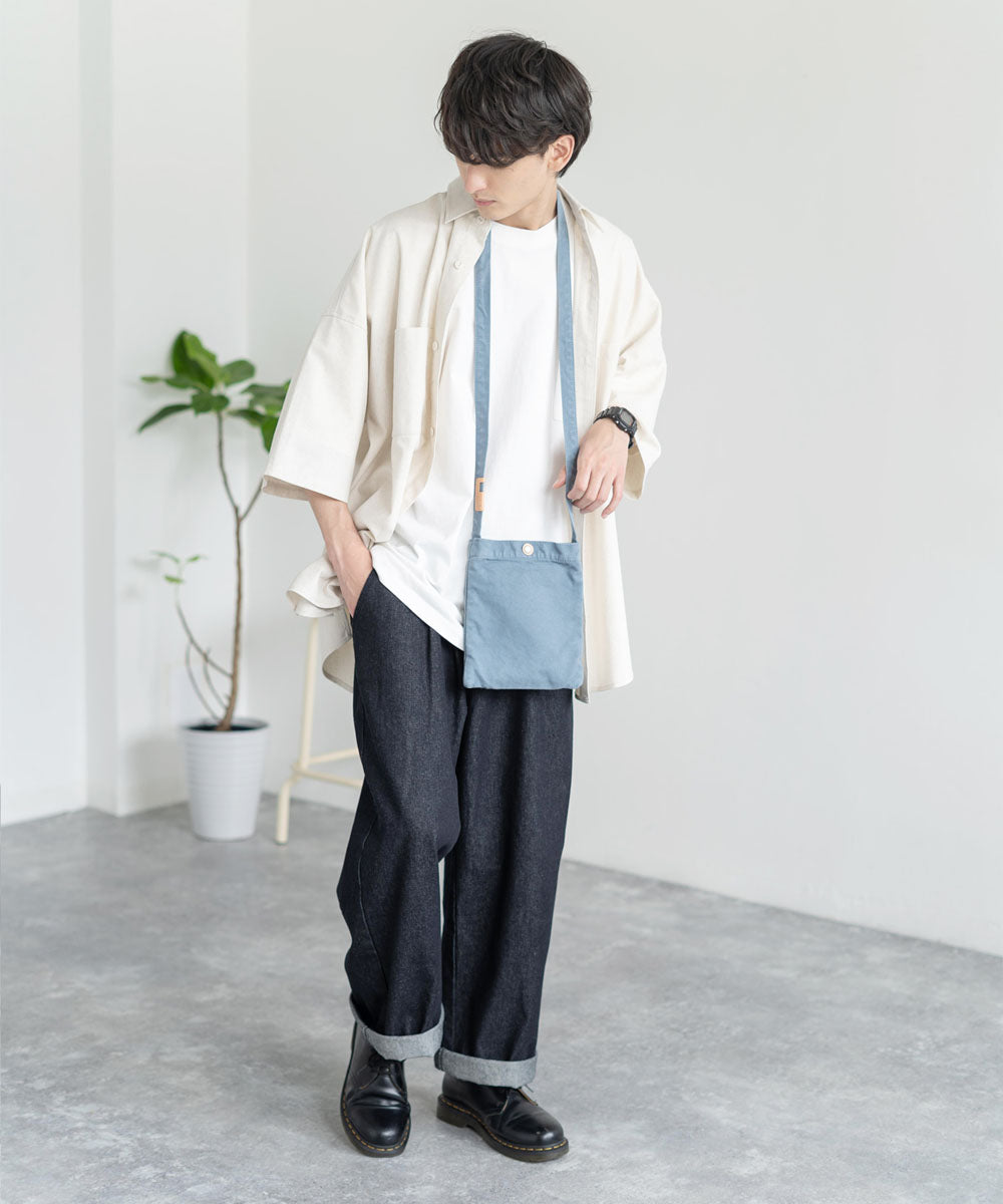 Butler Verner Sails バトラーバーナーセイルズ 日本製反応染めミニポーチ サコッシュバッグ JA-2340 8938 ...